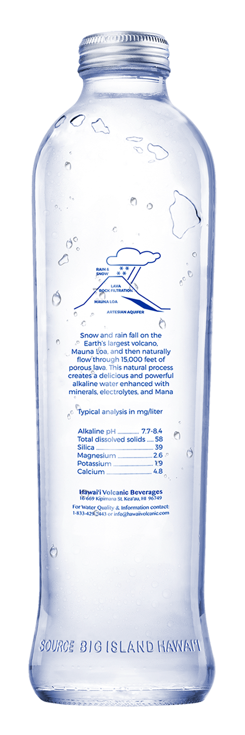 12 Pack – Hawaii Volcanic Water 777mL Glass Naturally Alkaline – Hawaii ...